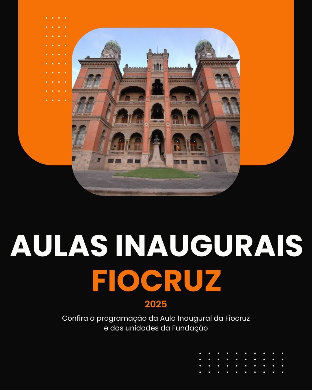 Aulas Inaugurais Fiocruz 2025: confira a agenda | Campus Virtual Fiocruz